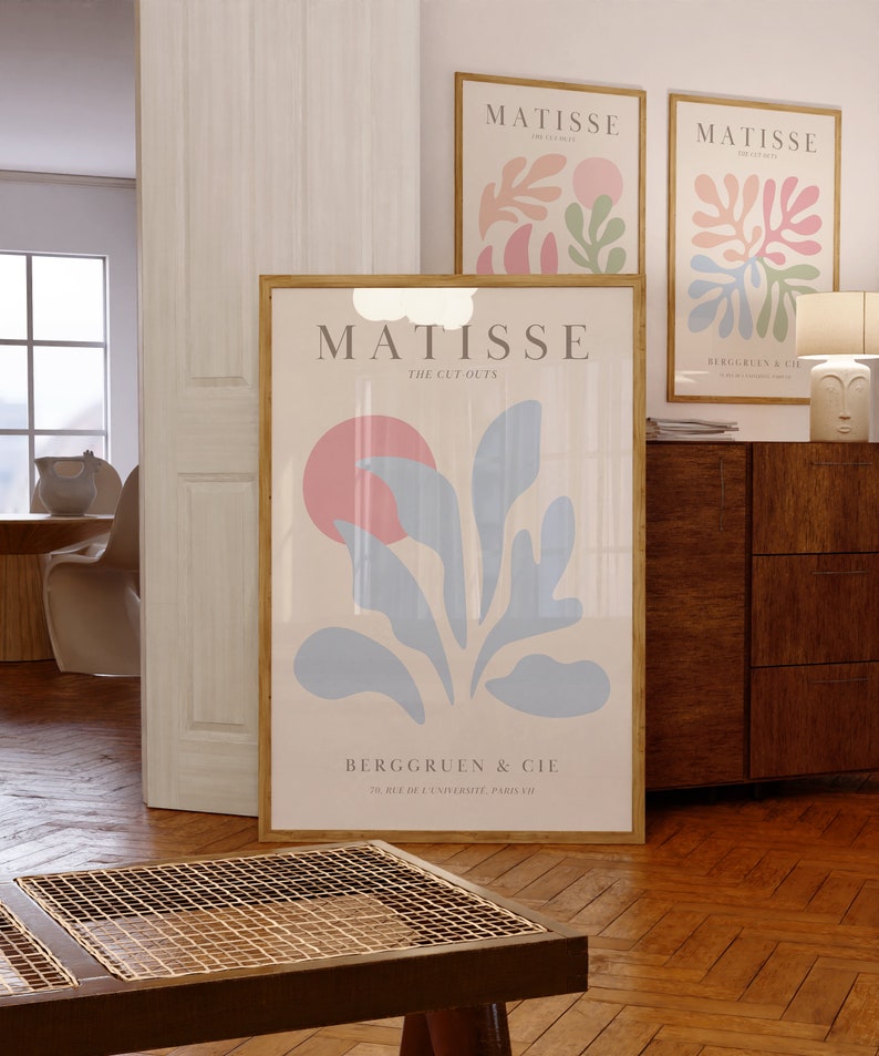 Matisse Flower Print: Abstract Botanical Wall Art (digital Download) - Etsy
