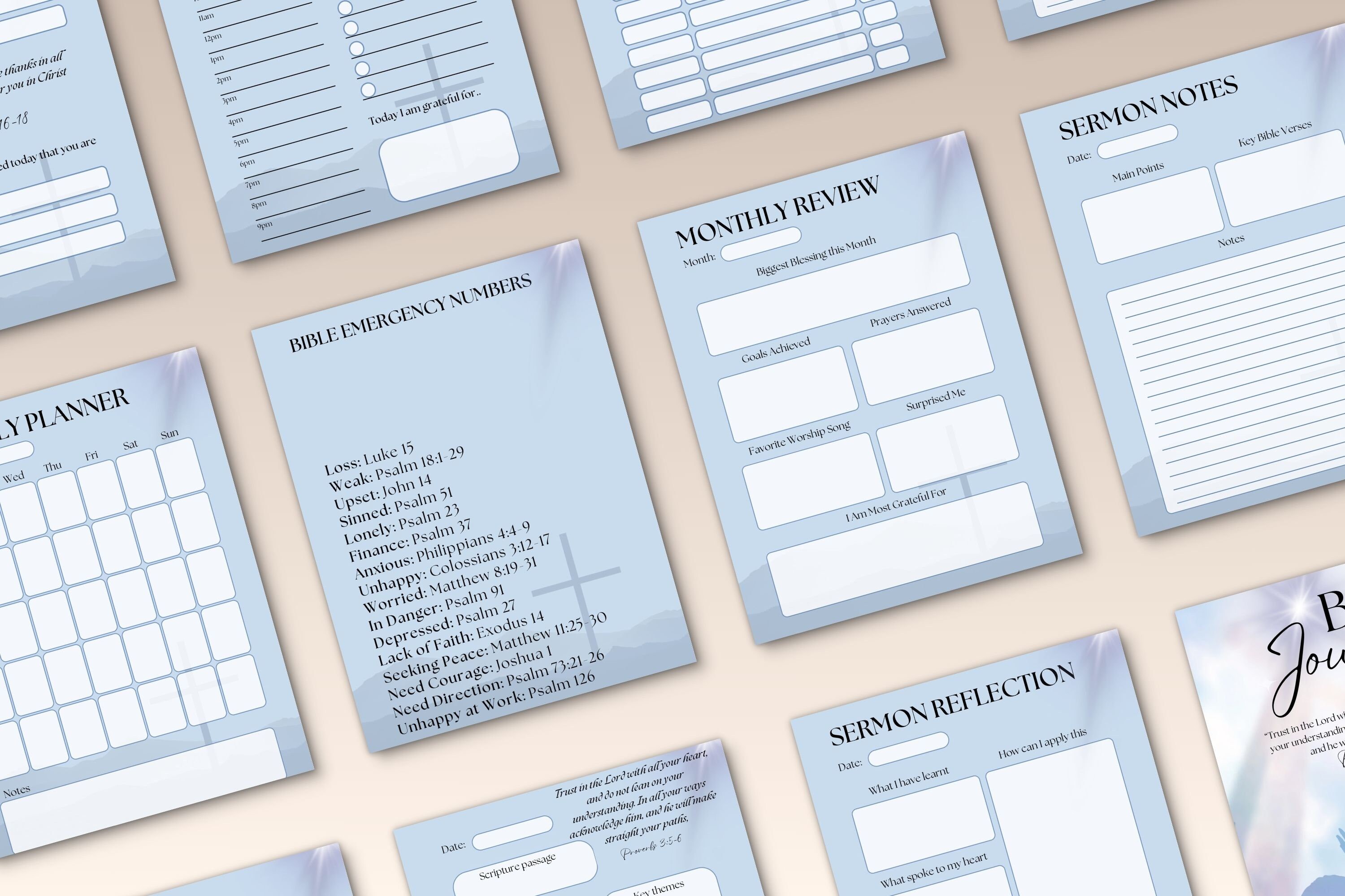 Printable Bible Journal Bible Study Journal Prayer Journal Devotional ...