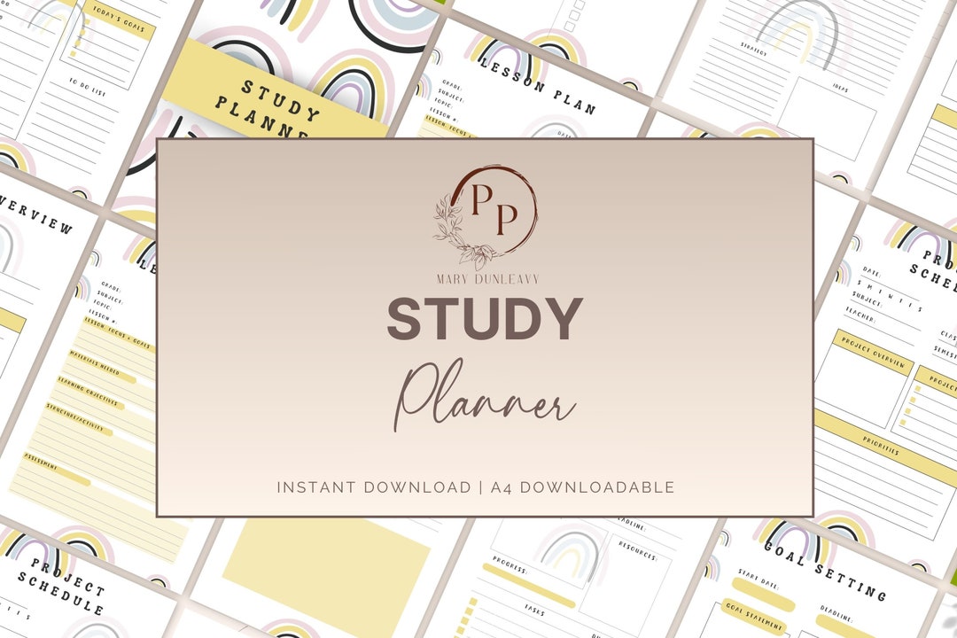 Printable Student Planner Academic Planner College Student Planner ...