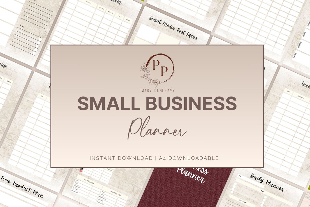 Printable Small Business Planner Inventory Planner Social Media Stat ...