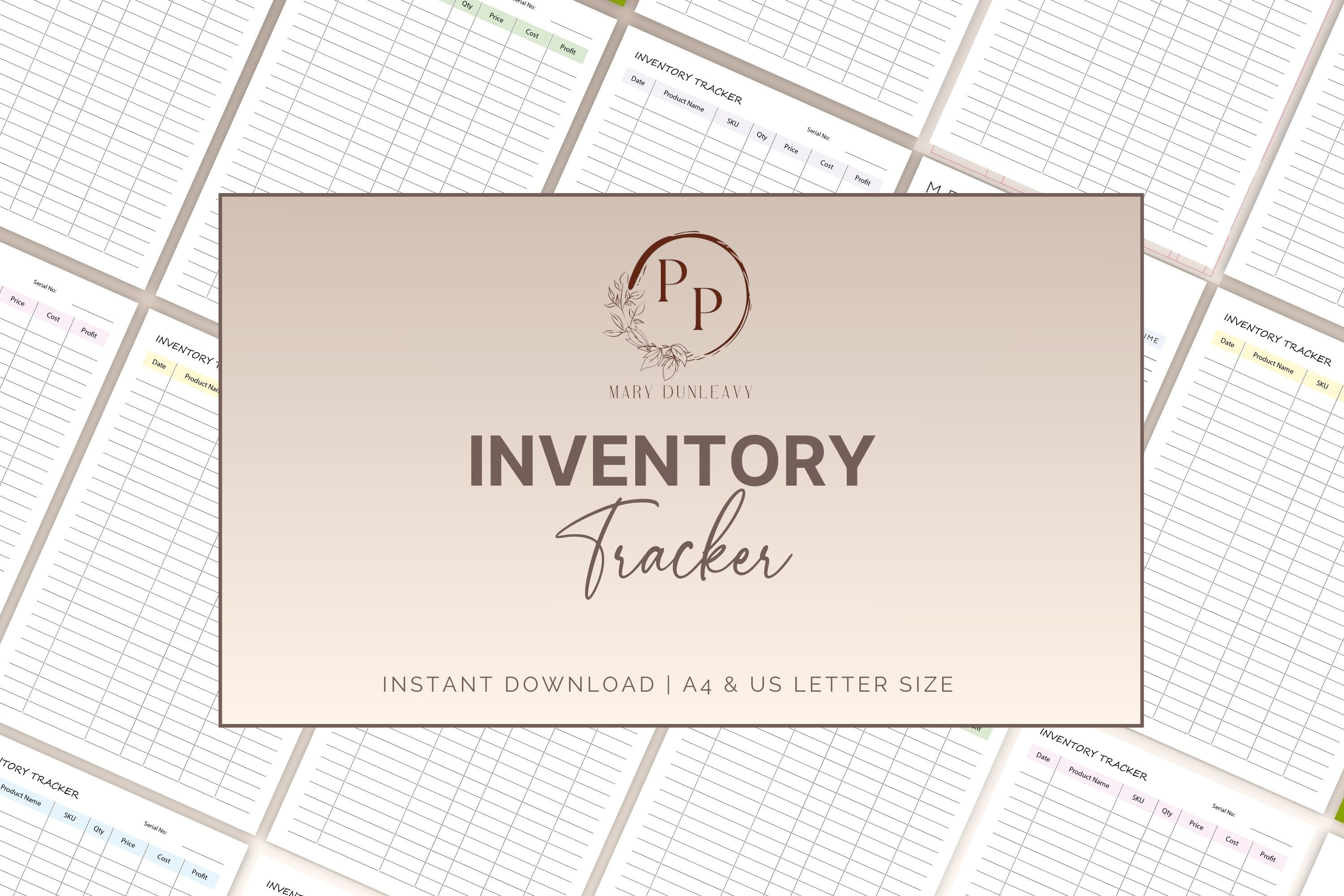 Inventory Log, Inventory Tracker, Inventory List, Inventory Template ...