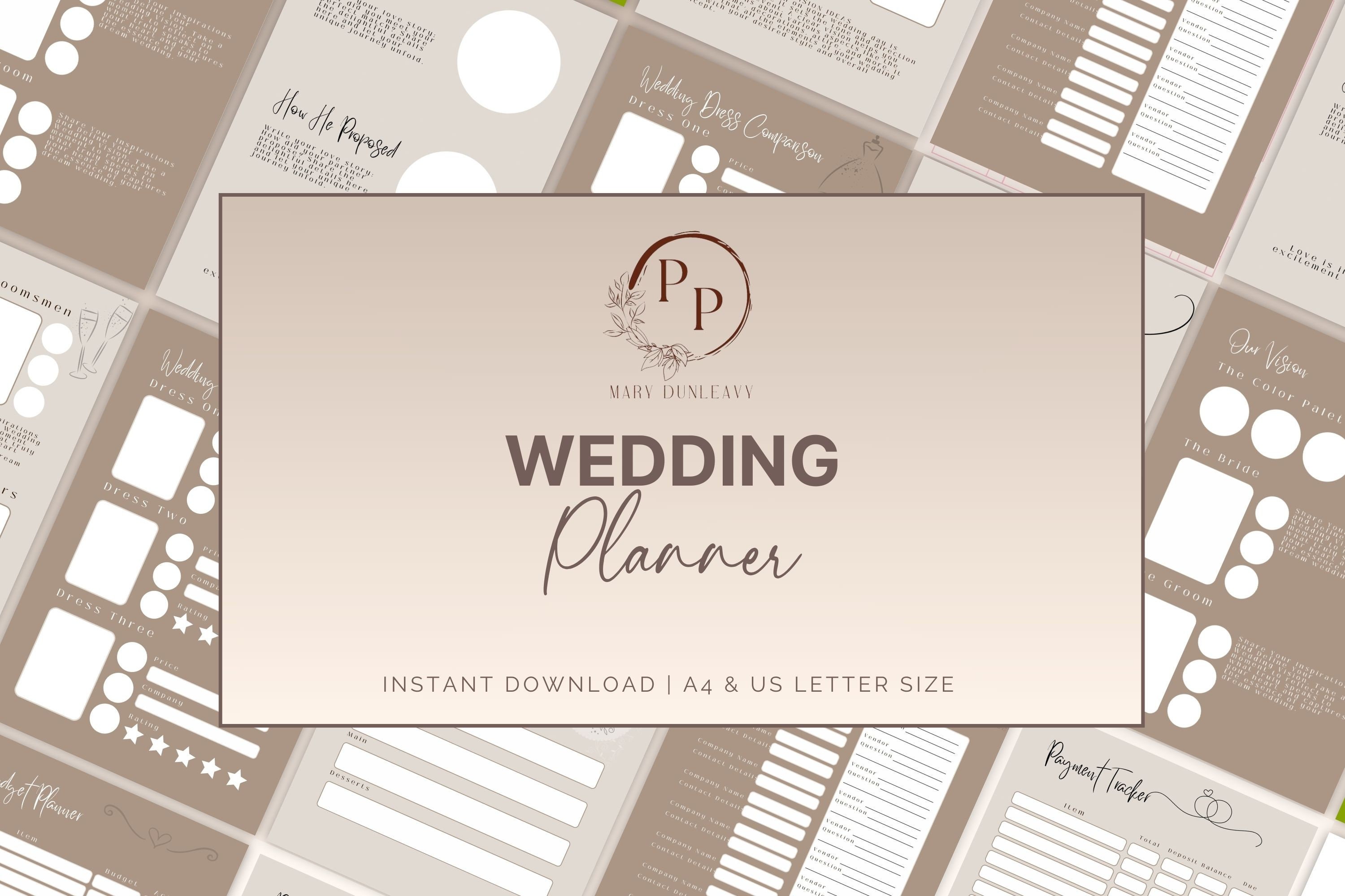 Wedding Planner Printable Printable Wedding Planner Pages Wedding Plan ...