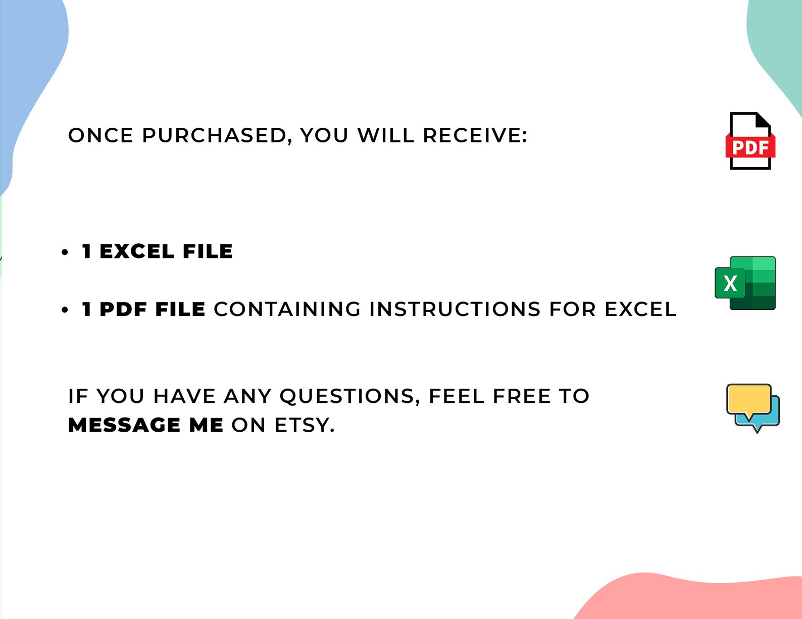 Excel to Do List Template, Daily Planner Spreadsheet (digital Download ...