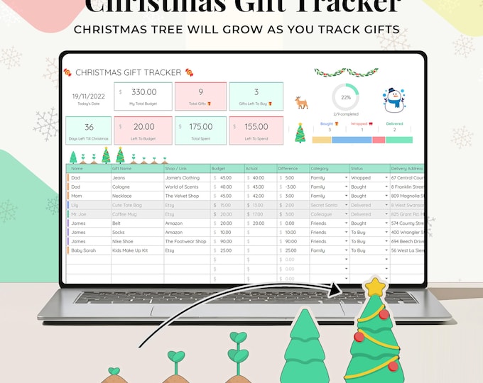 Christmas Savings Challenge, Printable Challenge, Money Saving ...