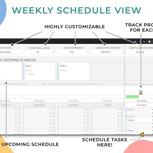 To Do List Template, Google Sheets Spreadsheet, Checklist Template ...