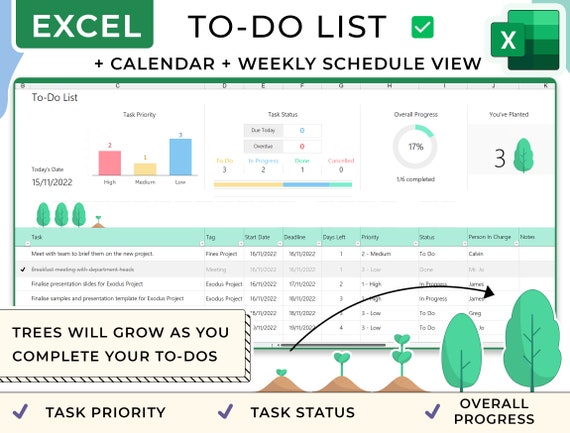 To Do List Template Excel