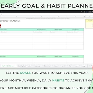 Bird Habit Tracker Spreadsheet, Google Sheets Template, Monthly, Weekly ...