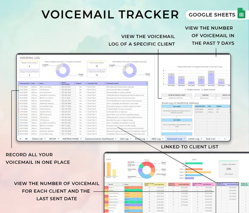 Client Communication Tracker, Call, Email Tracker, SMS, Voicemail ...