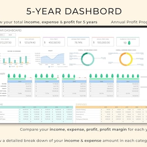 Income and Expense Tracker Google Sheets Spreadsheet, Personal ...