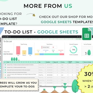 Plant a Cactus Habit Tracker Spreadsheet Google Sheets - Etsy
