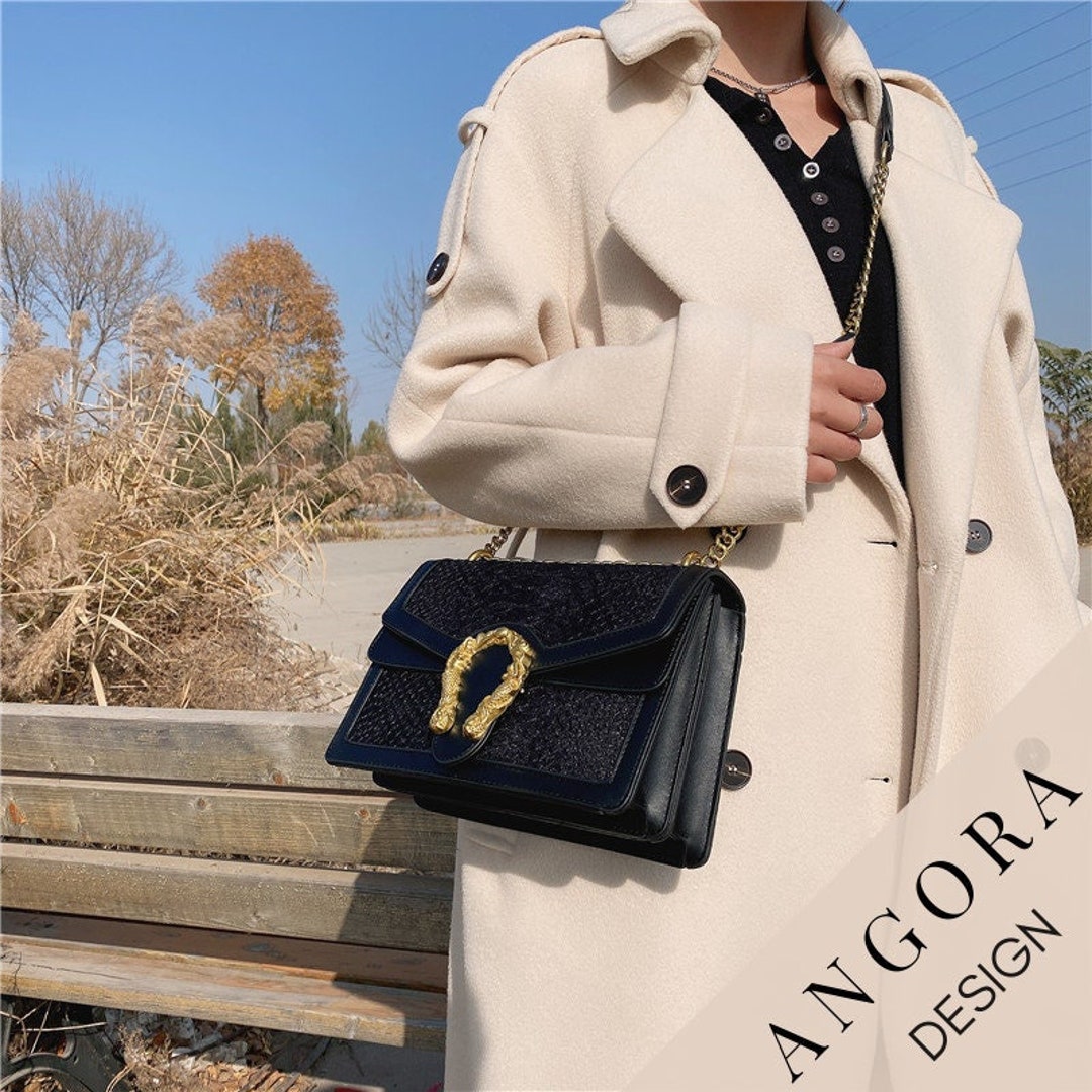 Classic Designer Shoulder Bag, Chic Women Purse, Luxury Design Bag ...