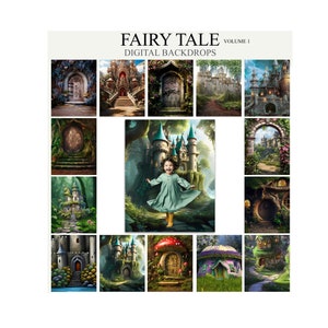 Fairy Tale V1 Digital Backgrounds-backdrops Bundle - Etsy UK
