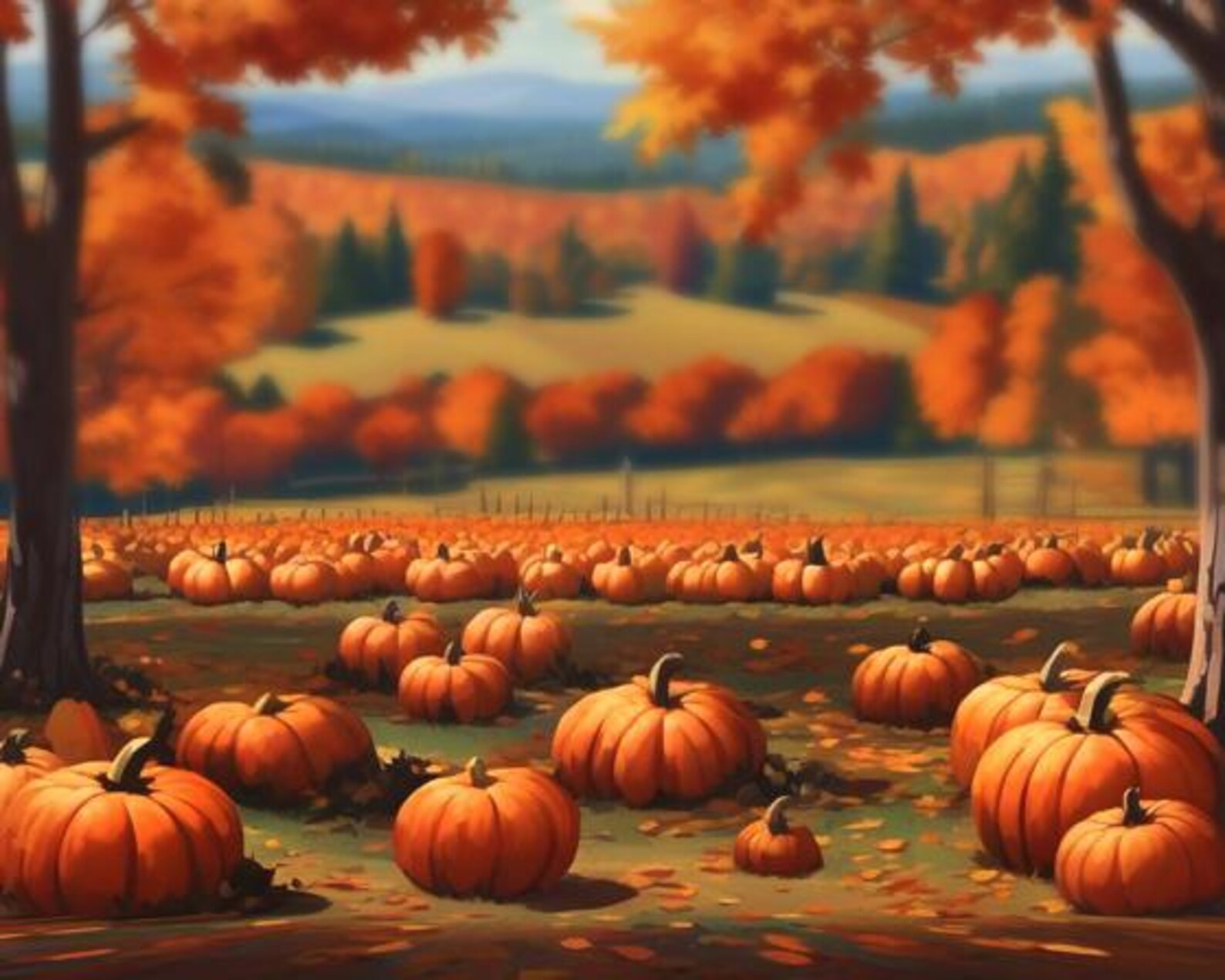 Rustic Fall Landscapes V1 Digital Backgrounds-backdrops Bundle - Etsy
