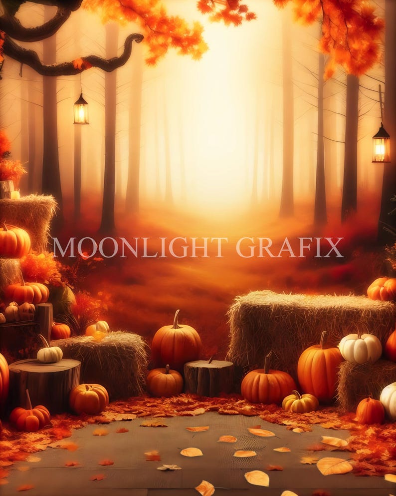 Autumn Digital Backgrounds-backdrops Bundle - Etsy