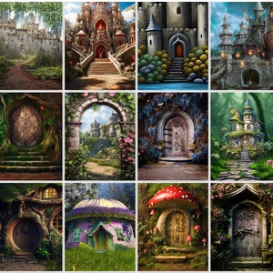 Fairy Tale V1 Digital Backgrounds-backdrops Bundle - Etsy UK