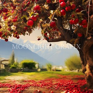 Apple Orchard Digital Backgrounds-backdrops Bundle - Etsy