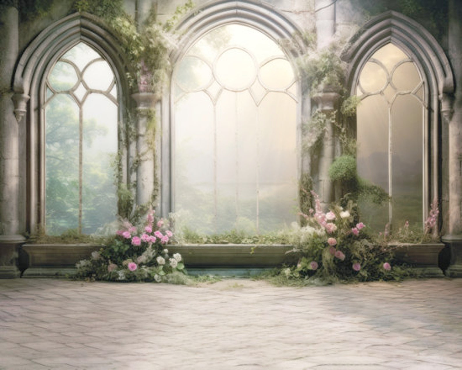 Castle Interiors V1 Backdrop Bundle V1 Digital Backgrounds-backdrops ...