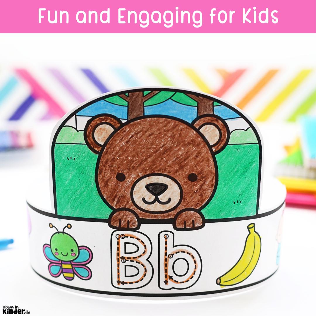 Alphabet Hats - Letter Crowns - Kindergarten, Pre-k, Homeschool ...