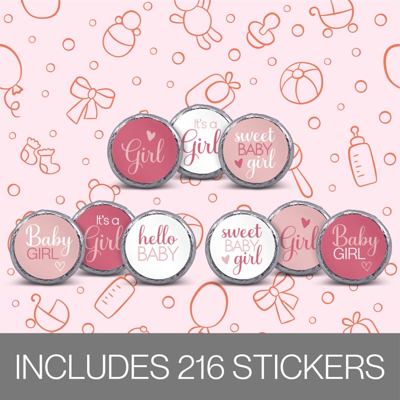 Its a Girl Candy Sticker - Etsy