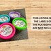 Back to School Mini Playdoh Can Labels, Stickers for Back to School ...