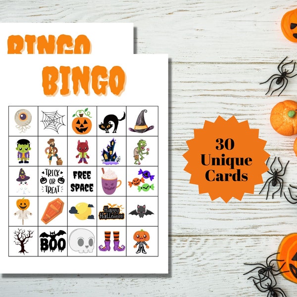 Halloween Bingo - Etsy