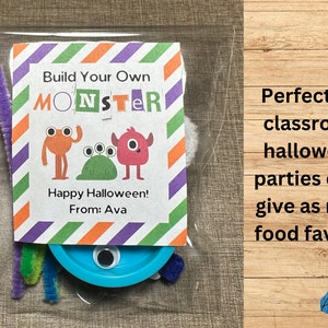 Build Your Own Monster Kits, Halloween Party Favors for Kids, Fidget ...