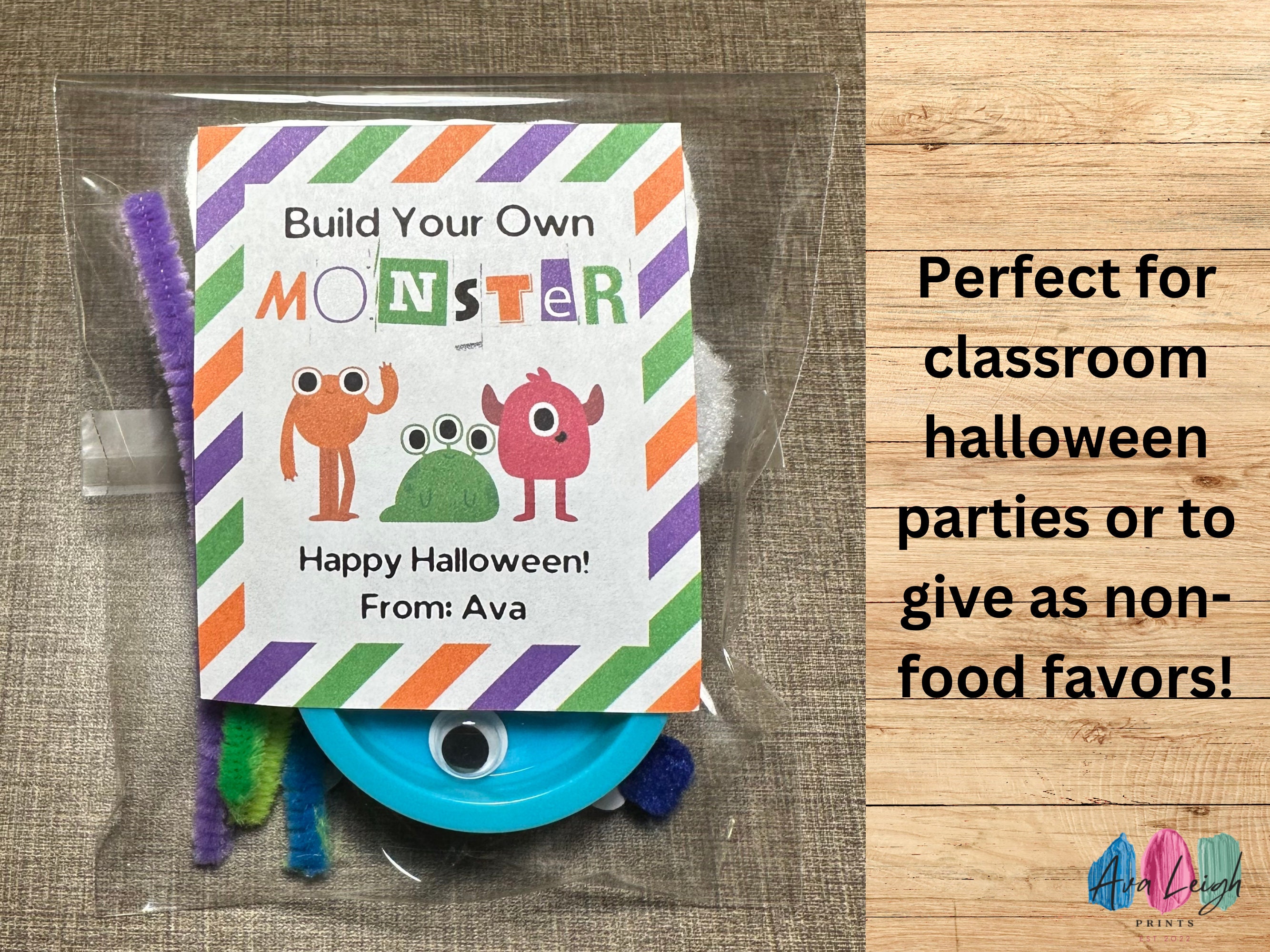 Build Your Own Monster Kits, Halloween Party Favors for Kids, Fidget ...