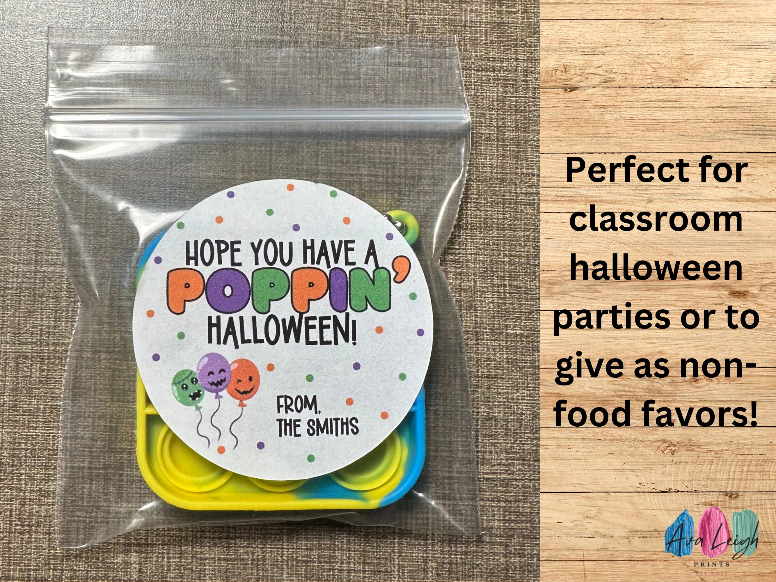 Halloween Popper Fidget Student Gift, Classroom Party Gift, Fidget Toy ...