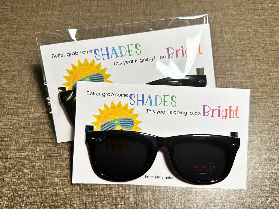 Kids Back to School Sunglasses Gift, Classroom Favors, Gift From ...
