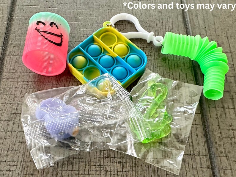 Birthday Party Fidget Favors, Personalized Party Favors for Kids ...