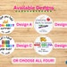 Back to School Mini Playdoh Can Labels, Stickers for Back to School ...