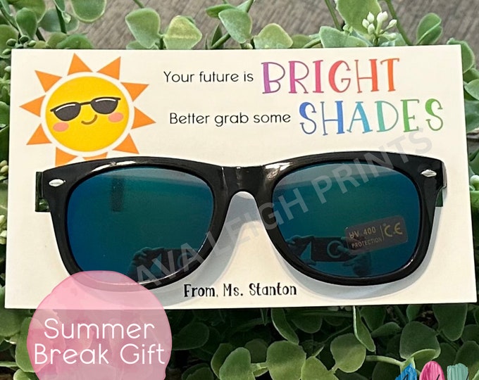End of School Year Student Sunglasses Gift, Classroom Party Favor for ...