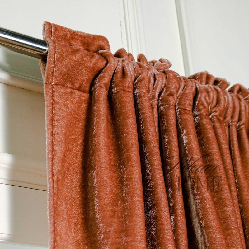 Dusty Rose Curtains - Etsy