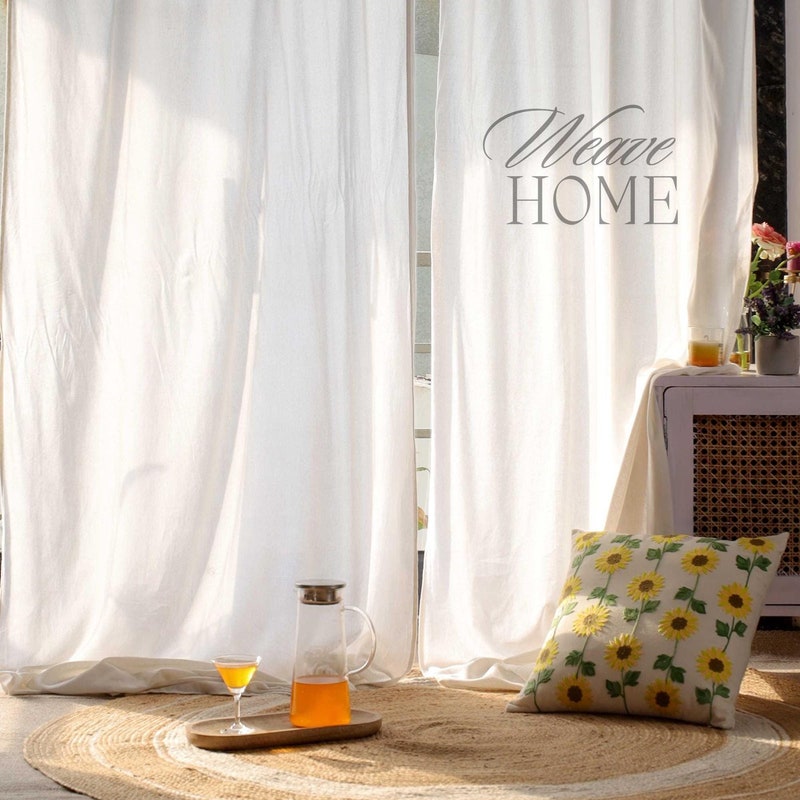 White Bathroom Drapery - Etsy