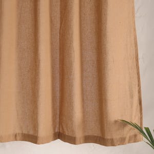 Gauze Linen Camel Curtains Bohemian Drapery Door Window Valance 11 ...