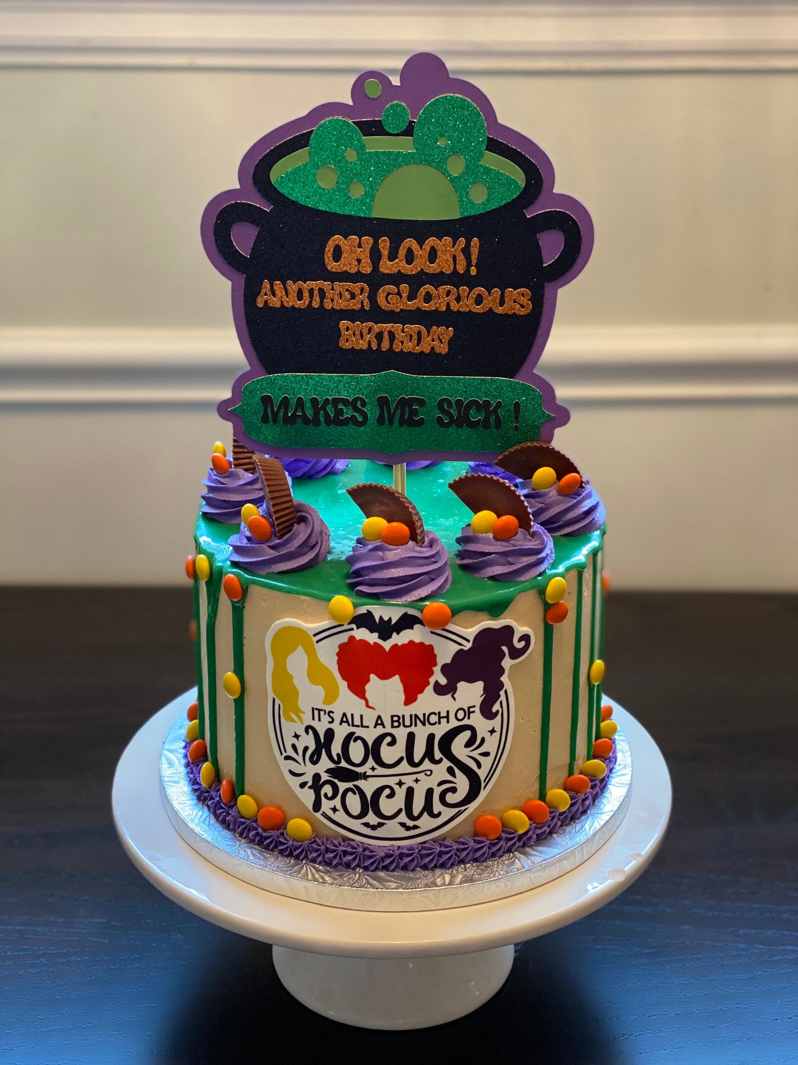 Hocus Pocus Edible Cake Image - Etsy