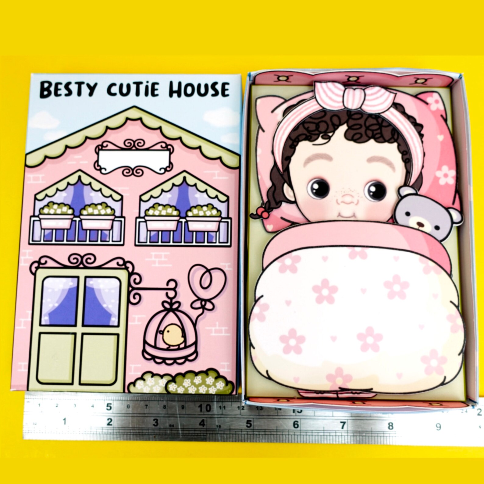 DIY Paper Doll Box House PDF Files/ Crafts for Kids/ Kids - Etsy UK