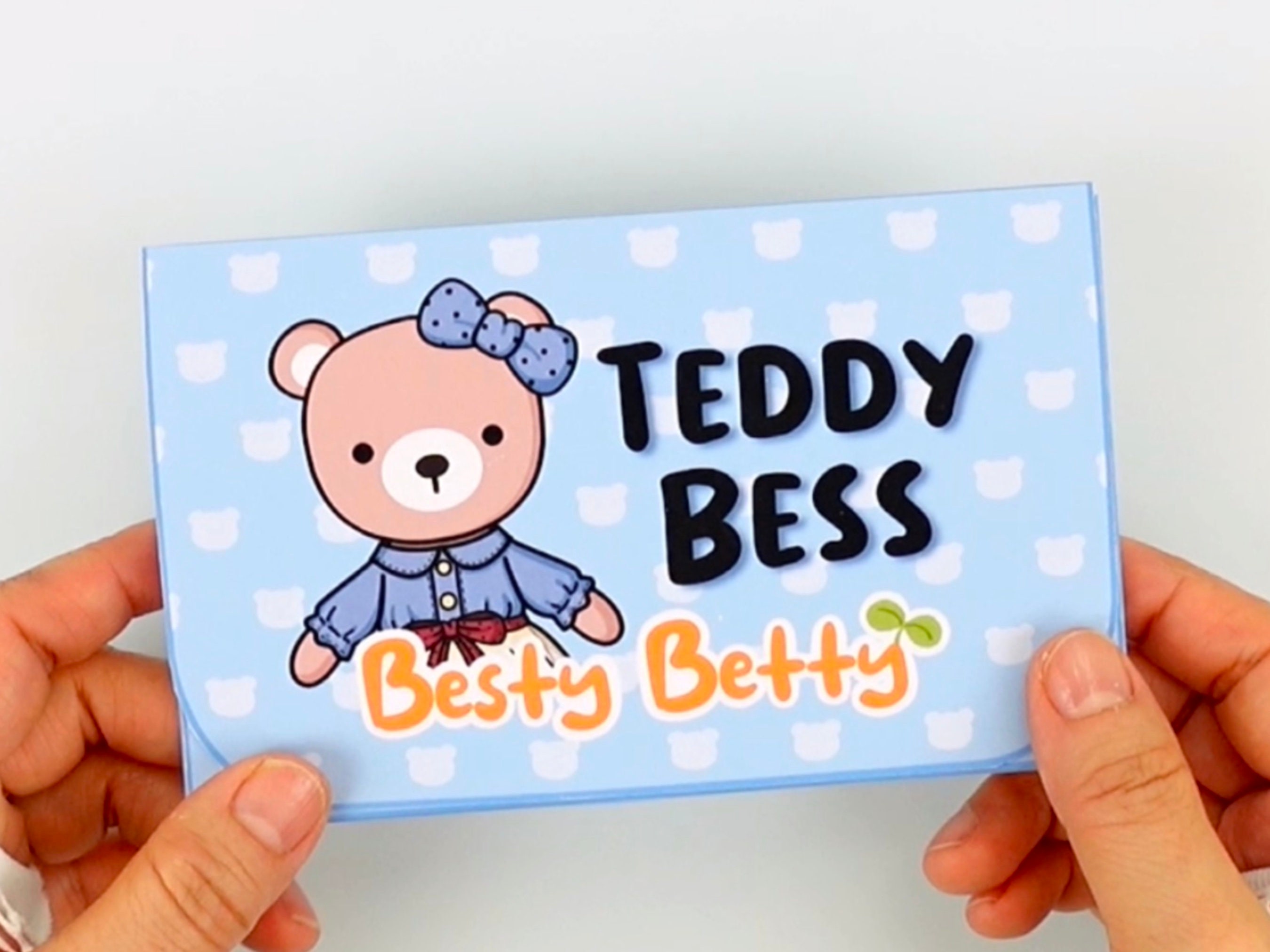 Printable Teddy Paper Doll and Dollhouse for Kids DIY Paper - Etsy ...