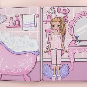Printable Paper Dollhouse & Doll Set for Kids (digital Download) - Etsy