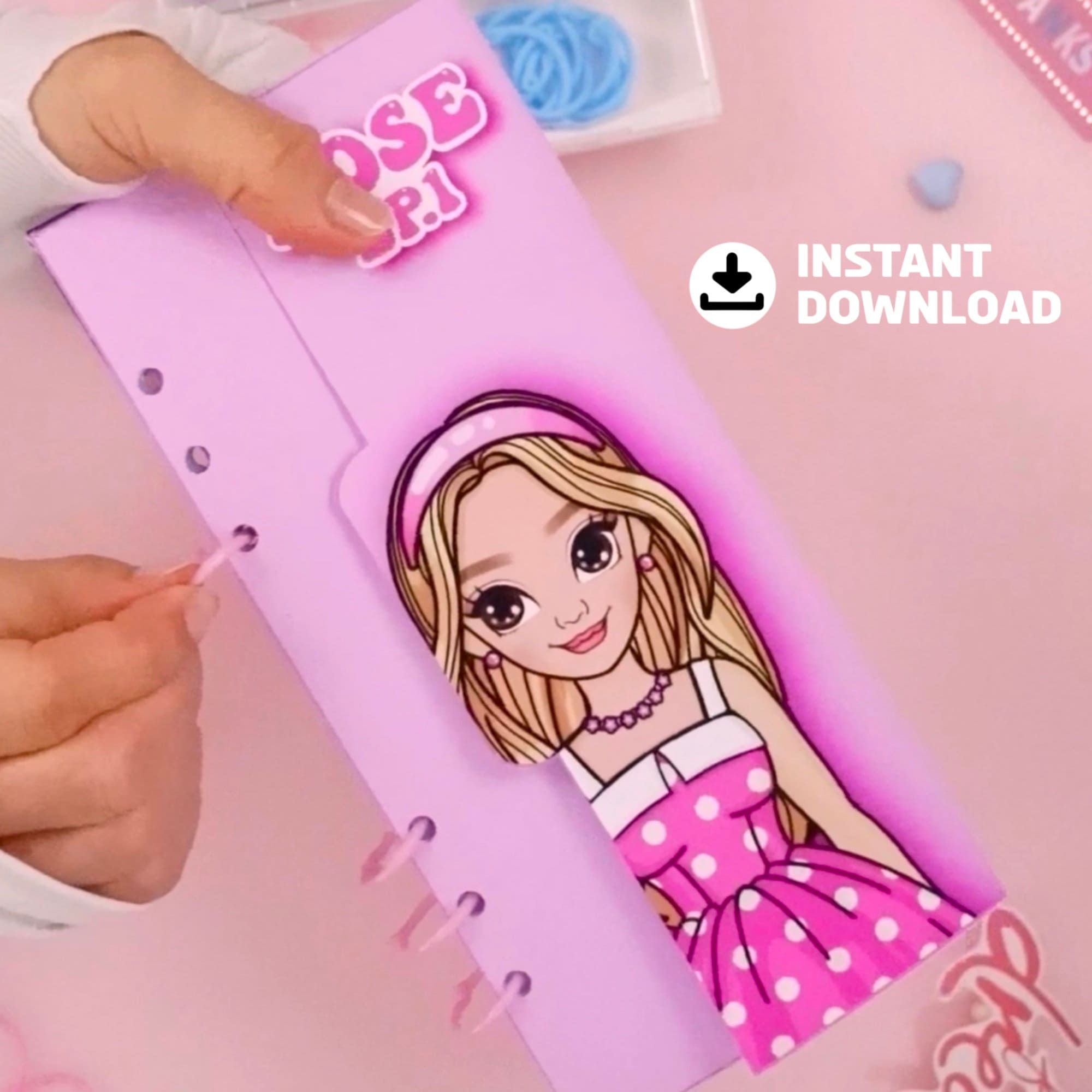 Printable Paper Doll Dress-up Set With Clothes & Pouch (PDF) - Etsy