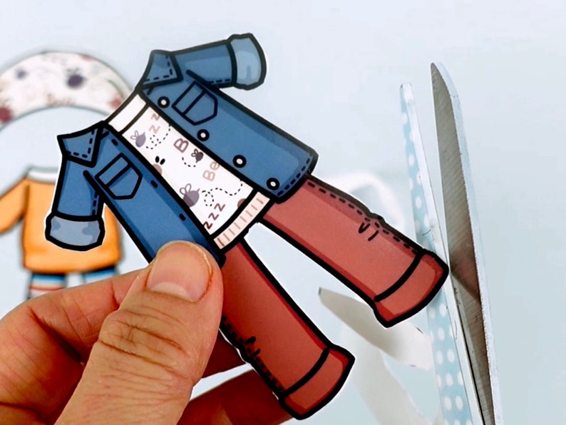 Printable Teddy Paper Doll and Dollhouse for Kids DIY Paper - Etsy ...