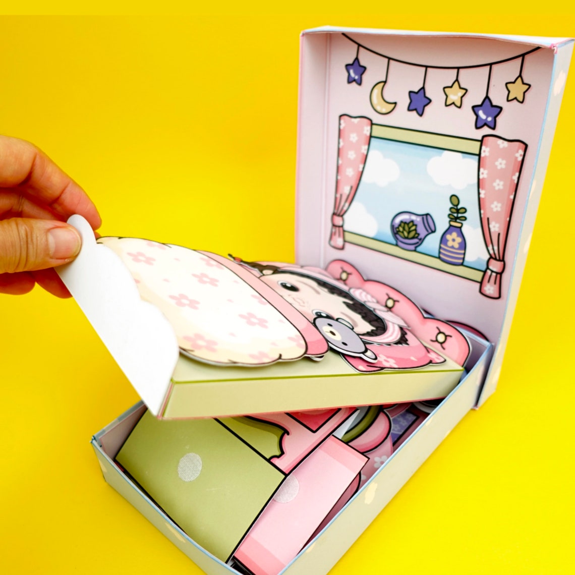 DIY Paper Doll Box House PDF Files/ Crafts for Kids/ Kids - Etsy UK