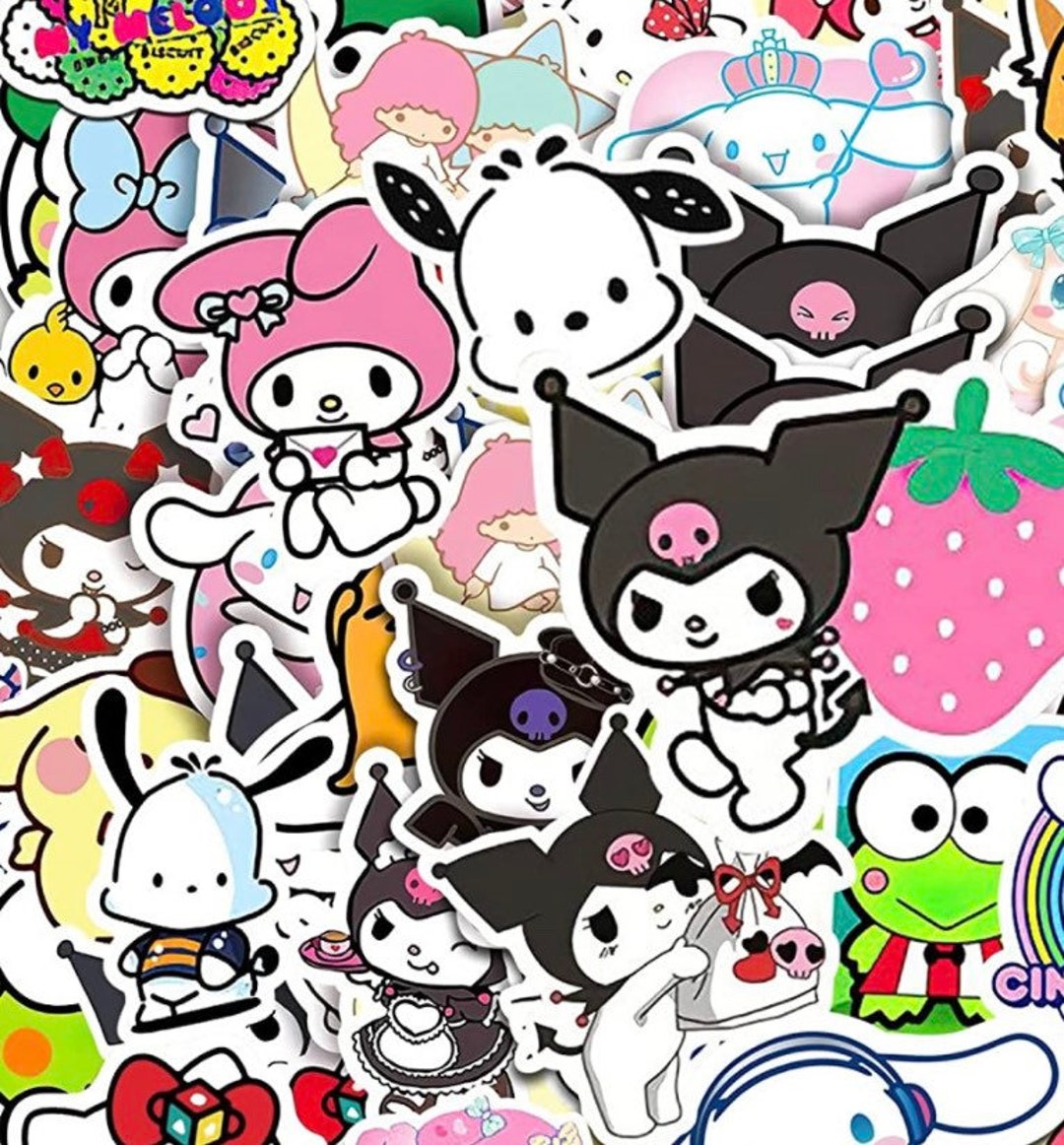 Sanrio Characters Stickers Kawaii Stickers High Quality Vinyl ...