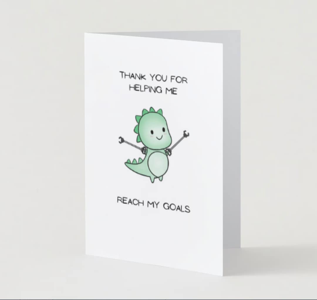 Handmade Thank You Card: Occupational/physical Therapy, Rehabilitation ...