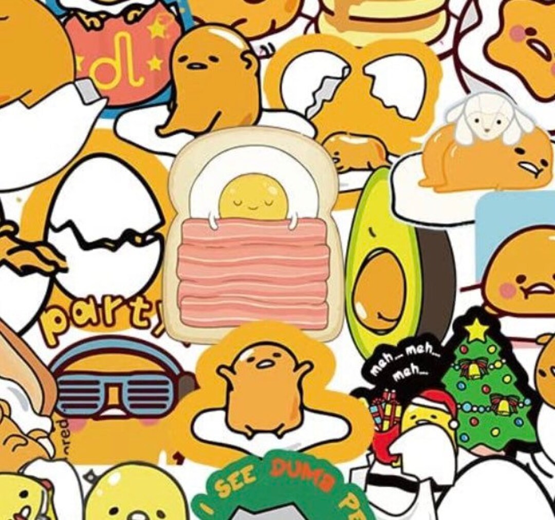 High Quality Lazy Egg Stickers Vinyl Waterproof Decals for - Etsy