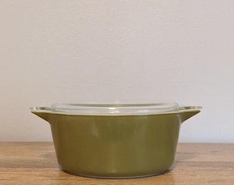 Vintage Pyrex Verde Casserole Set - Etsy