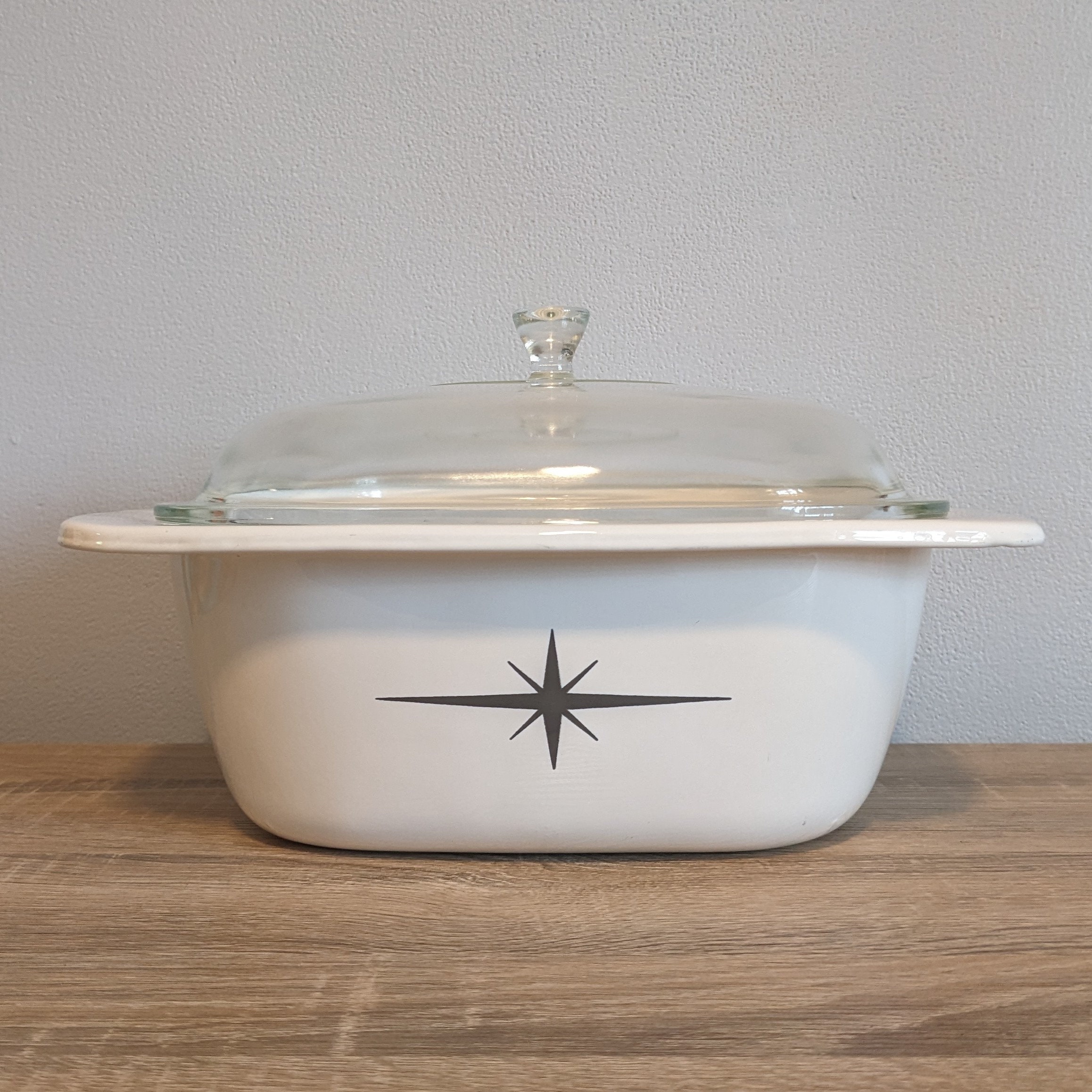 RARE Vintage Corningware Black Starburst 4 QT. Dutch Oven P-34-B - Etsy