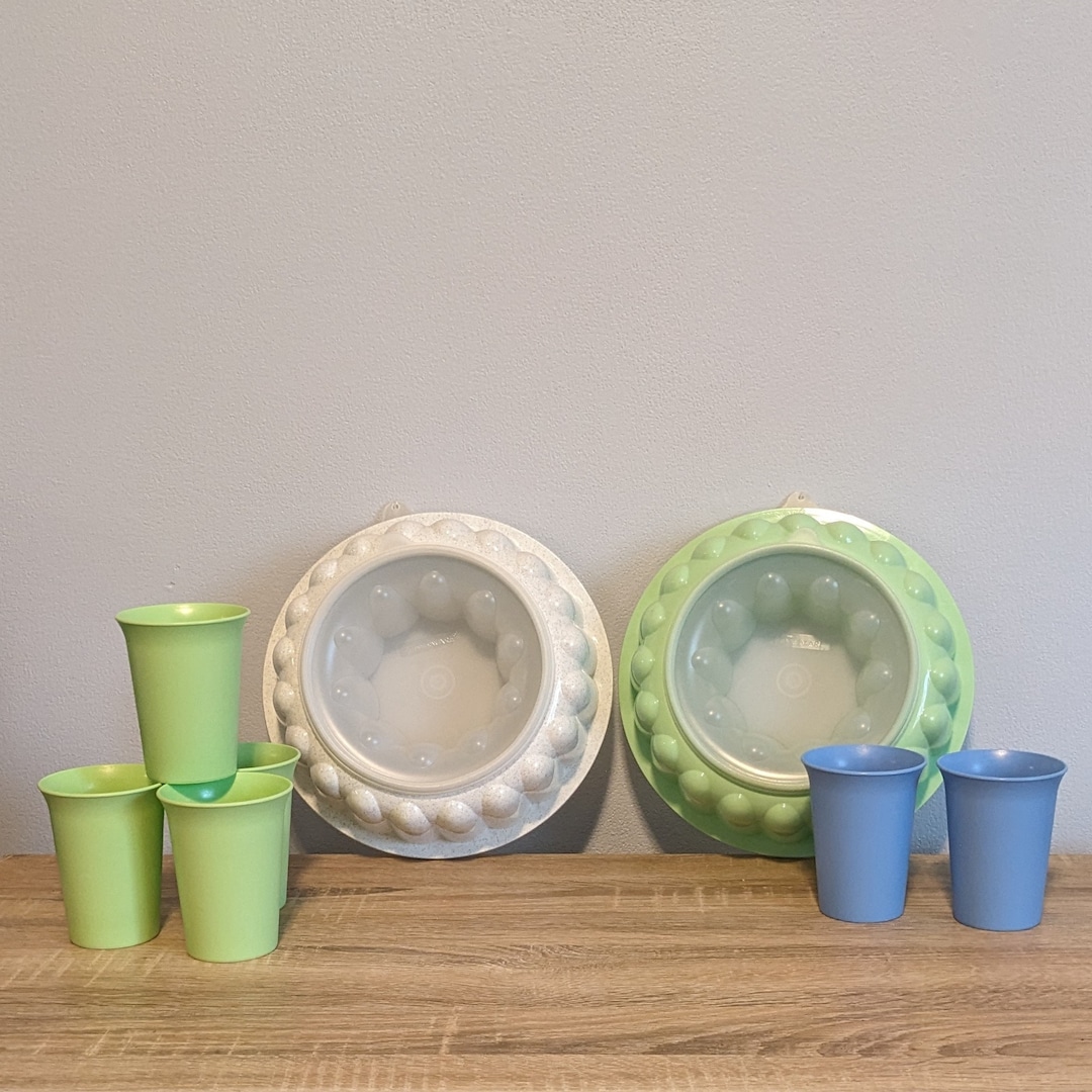 Vintage Tupperware Variety Pastel Colors Jello Rings Tumblers - Etsy
