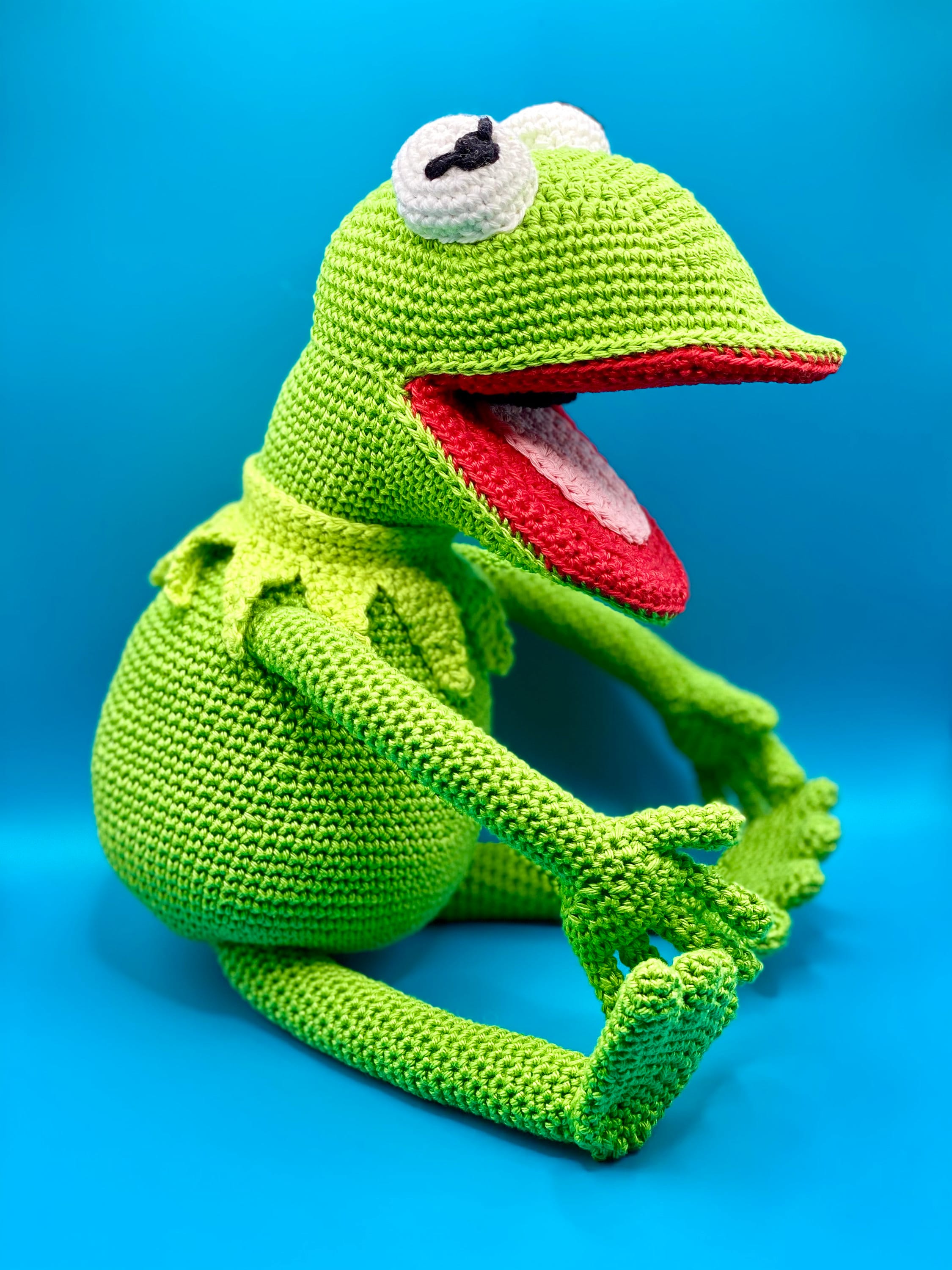 Kermit the Frog Crochet Animal. Crochet Soft Toy. Amigurumi Toys. Soft ...
