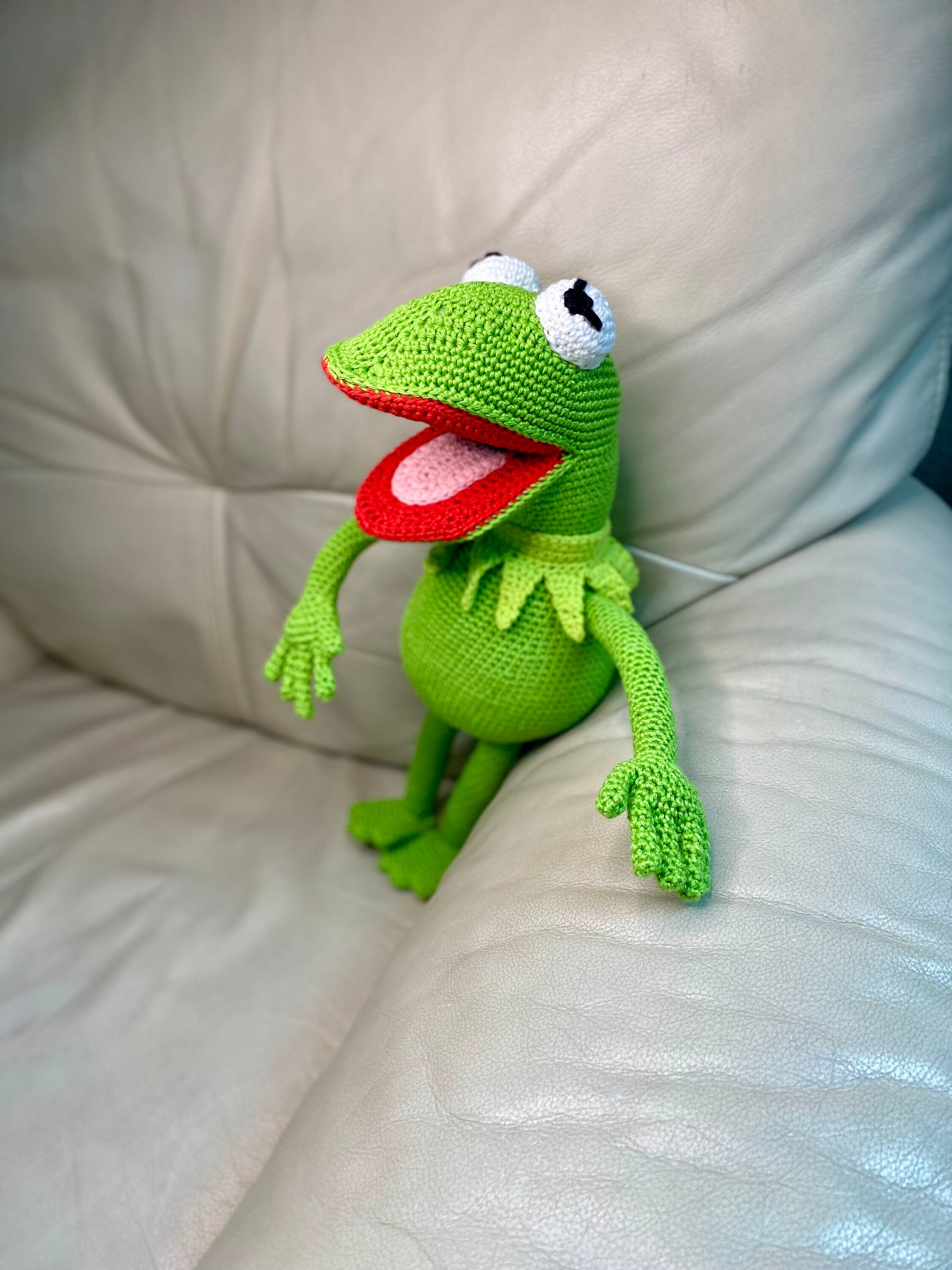 Kermit the Frog Crochet Animal. Crochet Soft Toy. Amigurumi Toys. Soft ...